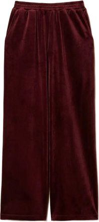 Twin-Set pantalon en maille chenille - Rouge