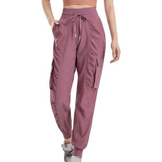 Generic Pantalon Rouge Femme Taille Haute Basse Vetements Ete Couture D&eacute;tente Smoking Argent&eacute; Soldes Fente Outdoor C&eacute;r&eacute;monie Ajust&eacute; Muscu Charpentier Nombril 