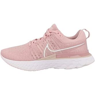 Nike Nike W React Infinity Run FK 2, Chaussures de Gymnastique Femme - Rose Mousse/Blanc - 36.5 EU