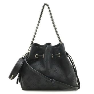 Louis Vuitton Pre-owned Bella Mahina Leder 2way Umh&auml;ngetasche - - Pre-owned - Damen - Schwarzk - ONE SIZE
