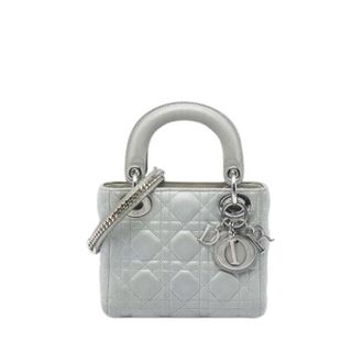 Dior Pre-owned Lady Dior Mini Bag - - Pre-owned - Damen - Grau - ONE SIZE