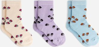 Arket Baumwollsocken 3er-Pack -Gelb