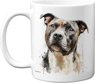 Stuff4 Tasse f&uuml;r Hundeliebhaber - Staffordshire Bullterrier - Neuheit Geschenke f&uuml;r Freunde, Familie von Verwandten Freunden, Hundebesitzern, Geburtstagsgesc