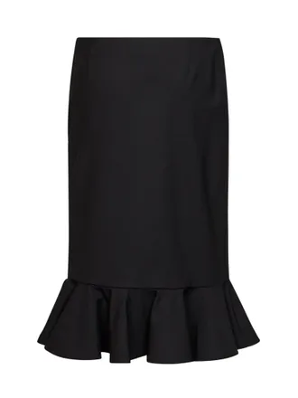 Giuseppe Di Morabito Womens Midi Skirt Black Virgin Wool