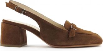 Anna F. Femme, Chaussures, Brun, Taille: 36 EU Slingback Pump