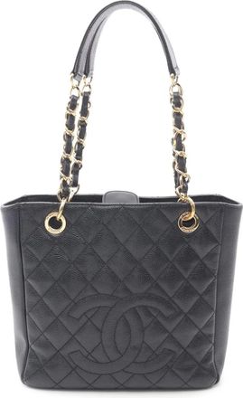 Chanel 2012 Caviar Petite Shopping tote bag - Schwarz