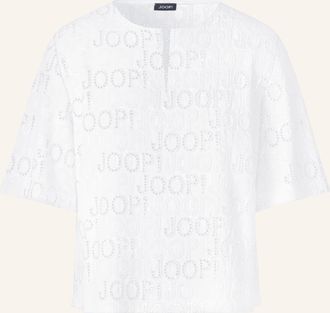 Joop Blusenshirt Beljana Aus Lochspitze weiss