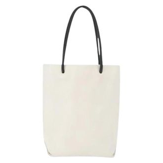 Chanel Pre-owned Vintage Leather Tote Bag - - Pre-owned - Damen - Wei&szlig; - ONE SIZE