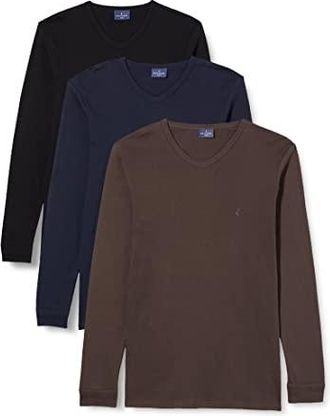 Navigare 114, sous-Vêtements de Sport Homme,Lot de 3, Multicolore (Grigio/ Nero/ Navi), XX-Large