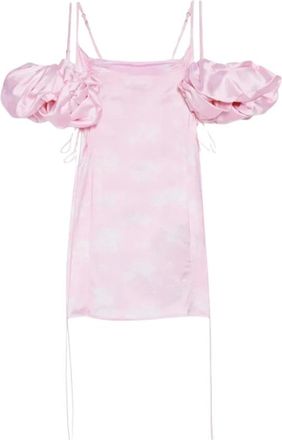 Jacquemus Femme, Robes, Rose, Taille: 38 FR La Mini Robe Chouchou