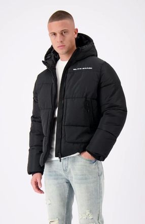 Black Bananas Homme, Vestes, Noir, Taille: 2XL Block Puffer Jacket