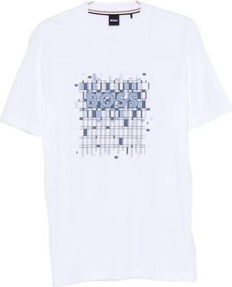 HUGO BOSS Homme, Tops, Blanc, Taille: L T-shirt