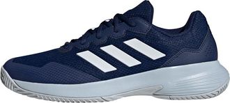 adidas Herren Gamecourt 2.0 Tennis Shoes Tennisschuhe, Dark Blue/Cloud White/Halo Blue, 46 2/3 EU