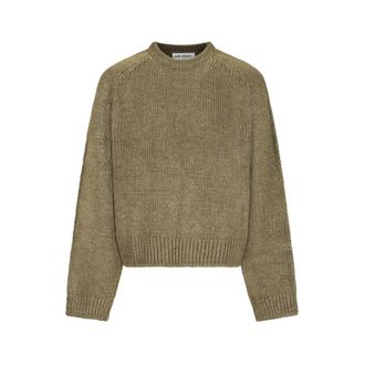 Our Legacy True Roundneck - - Knitwear - Herren - Gr&uuml;n - L