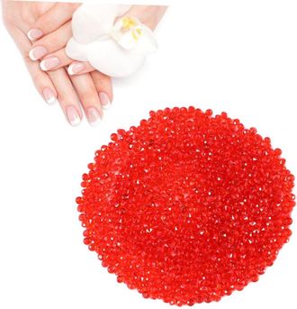 Angoily 1000 Stück Rote Acrylspitzkristalle Transparente Deko-diamanten für Hochzeitstisch Vasenfüllung Partydeko Glitzernde Streudeko Bastelsteine für DIY un