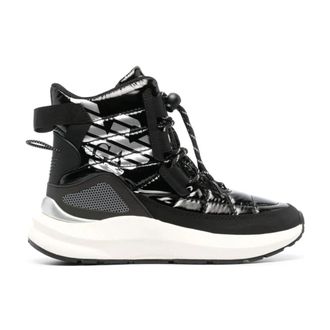 Emporio Armani Schwarze Stiefeletten - - Shoes - Damen - Schwarzk - 35 1/2 EU