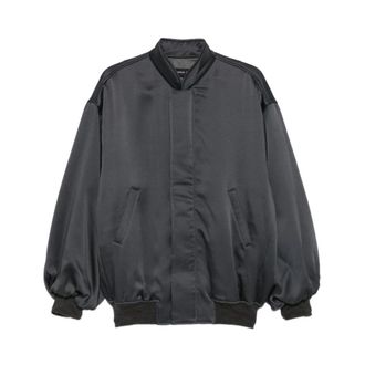Federica Tosi Bomber Oversize - - Jackets - Damen - Grau - XS