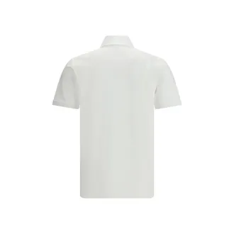 Givenchy Mens White Cotton Polo Shirt
