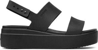 Crocs Sandalen Brooklyn Low Wedge W 206453 Schwarz