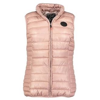 Geographical Norway Annecy Vest Basic Lady - Gilet Femme Chaude Matelassee Sans Manche-Automne Hiver Printemps Ete - Veste Manteau Chaud - Doudounes Manches Courtes Blous