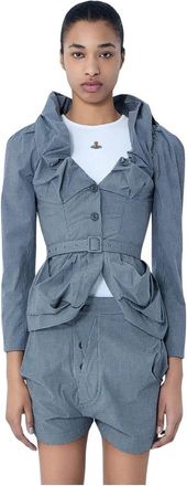 Vivienne Westwood Femme, Vestes, Gris, Taille: 38 FR Kendall Blazer