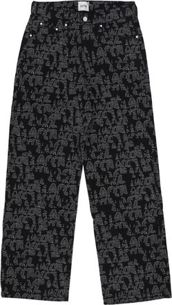 Arte Homme, Pantalons, Noir, Taille: W30 Allover Logo Pant