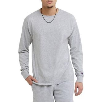 Champion T- Shirt Graphique Classique Manches Longues (Reg Grand) Chemise, Gris Oxford, Taille M Homme