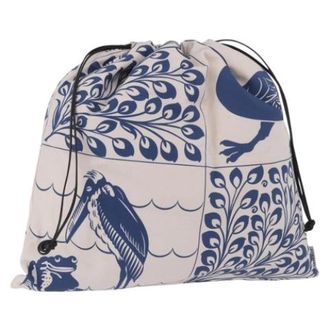 Loewe Pre-owned Canvas Pouch - - Pre-owned - Damen - Blau - ONE SIZE