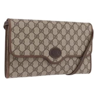 Gucci Pre-owned Vintage GG Canvas Schultertasche - - Pre-owned - Damen - Braun - ONE SIZE