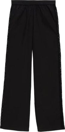 Msgm Msgm, Femme, Pantalons, Noir, Taille: 34 FR Lace Panel Pantalons