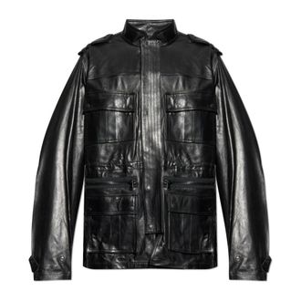 Balmain Lammlederjacke - - Jackets - Herren - Schwarzk - M