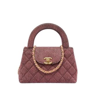 Chanel Pre-owned Quilted Washed Denim Satchel - - Pre-owned - Damen - Rosa - ONE SIZE