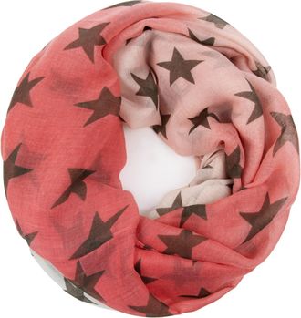 Glamexx24 Schal mit Stern Schlauchschal Damen Langschal Loop Loopschal Tuch HALSTUCH