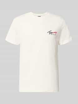 Tommy Jeans Slim Fit T-Shirt aus reiner Baumwolle