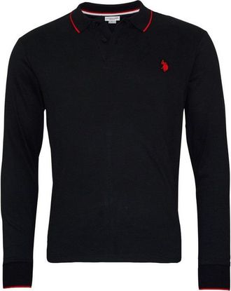 U.S.Polo Association Poloshirt Poloshirt Langarm Polo (1-tlg., 1)