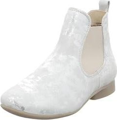 Think Damen GUAD2 chromfrei gegerbte nachhaltige Stiefelette, SILBER 2090