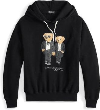 Polo Ralph Lauren Kapuzenpullover aus Baumwolle mit Logo in Schwarz