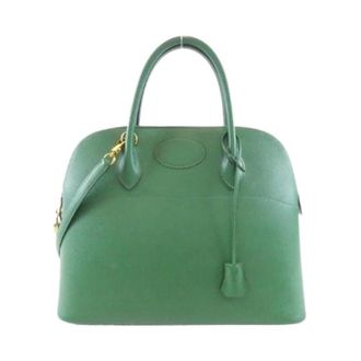 Herm&egrave;s Pre-owned Cuir sacs-main - Femme - Pre-owned - Vert - Taille: ONE Size