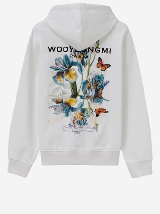 Wooyoungmi Mens Hoodie Cotton White Sweatshirts Sweater
