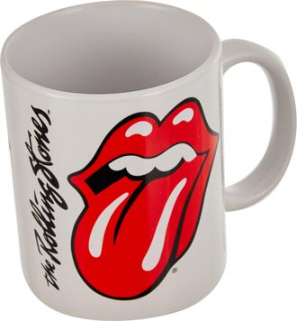 THE ROLLING STONES The Rolling Stones Tasse (Lips Design) 325ml Keramik Kaffeebecher, Kaffeetasse - Offizielles Lizenzprodukt