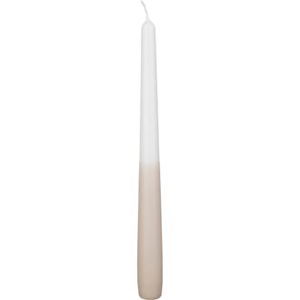 Vosteen 16x Spitzkerze 250/23mm &Oslash; wei&szlig;/grau - d&uuml;nne Stabkerzen modern und stilvoll - Kerzendeko Aesthetic Tafelkerzen bunt