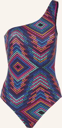Eres Eres One-Shoulder-Badeanzug Multicolore lila