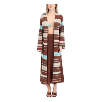 Akep Strickjacke - - Knitwear - Damen - Braun - S