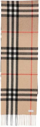 Burberry Check Fringed Scarf