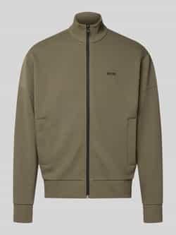 HUGO BOSS Regular Fit Sweatjacke aus Baumwoll-Mix Modell SW_Union Skaz