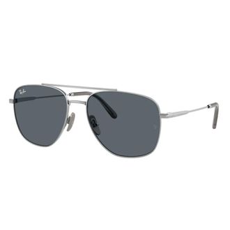Ray-Ban Lunettes de Soleil en Titane Bleu William Rb8097 - unisex - Accessoires - Gris - Taille: 59 MM