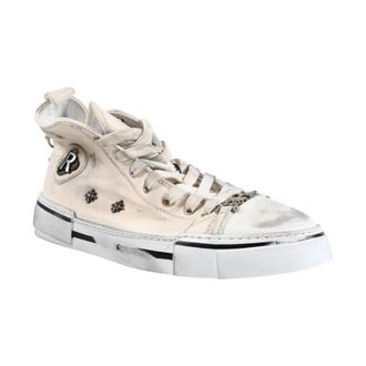 John Richmond Sneaker High-Top mit urbanem und originellem Design - - Shoes - Damen - Wei&szlig; - 38 EU