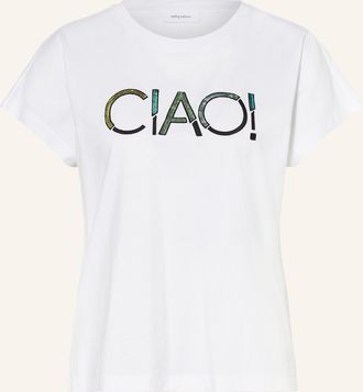 Darling Harbour Darling Harbour T-Shirt Mit Pailletten weiss