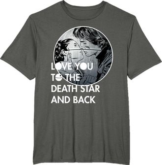 Star Wars Han Solo and Leia Love Death Star T-Shirt