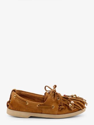 Golden Goose Cruise with fringes suede loafers - GOLDEN GOOSE DELUXE BRAND - gender_Woman